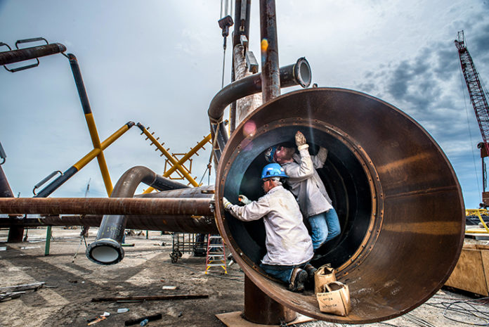 Wind turbine jackets off the coast of Rhode Island were engineered in ...