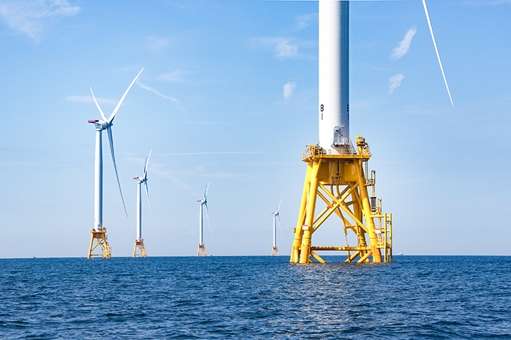 Wind turbine jackets off the coast of Rhode Island were engineered in ...
