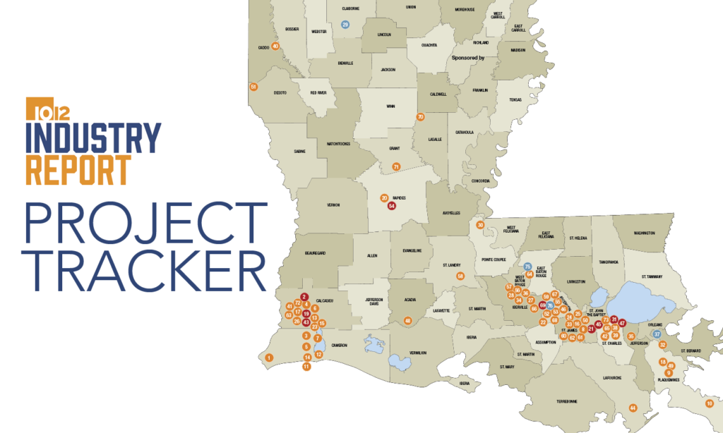 Industrial projects driving growth in south Louisiana